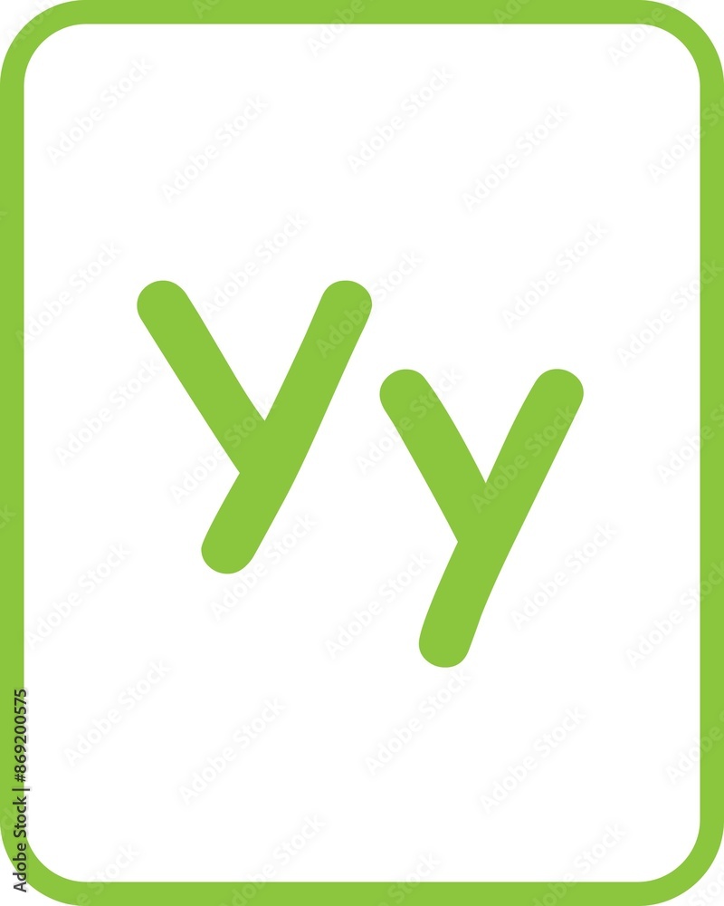 Letter Y flashcard. ABC flashcards. Alphabet flashcards. Flashcards for ...