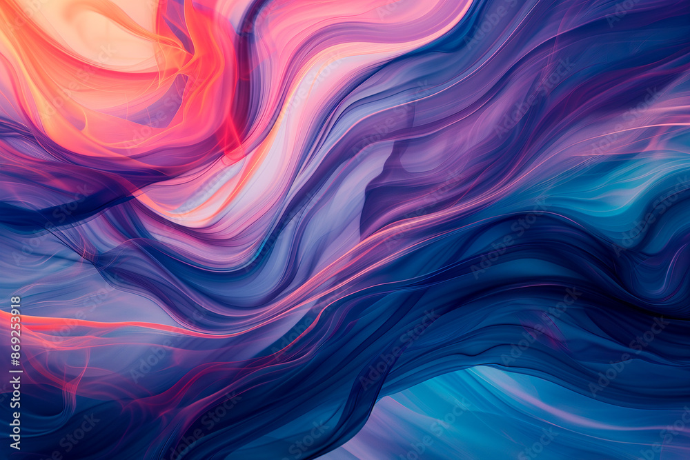 A beautiful abstract wallpaper that captures the fluidity of motion ...
