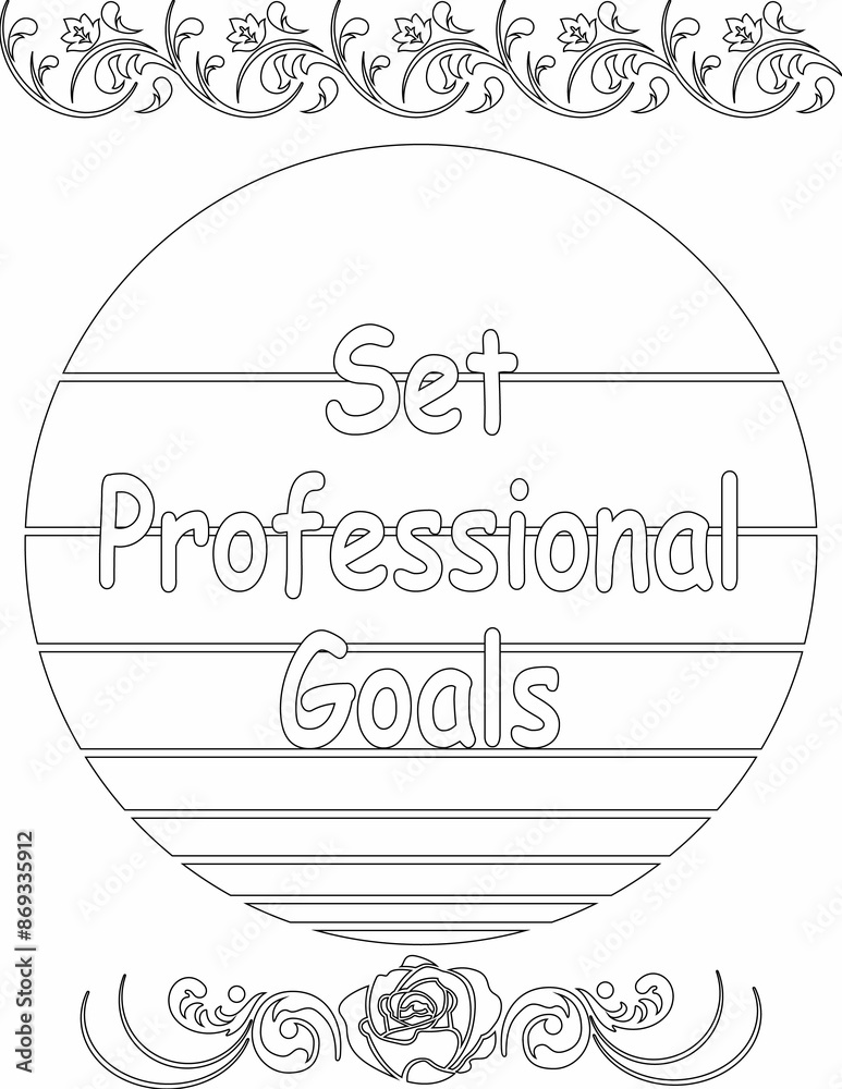 Printable motivational coloring page for kids and adults with ...