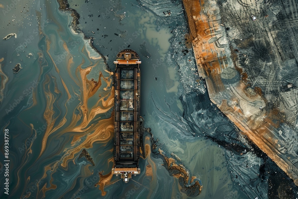 environmental impact of marine ports on ecosystems, including images of ...