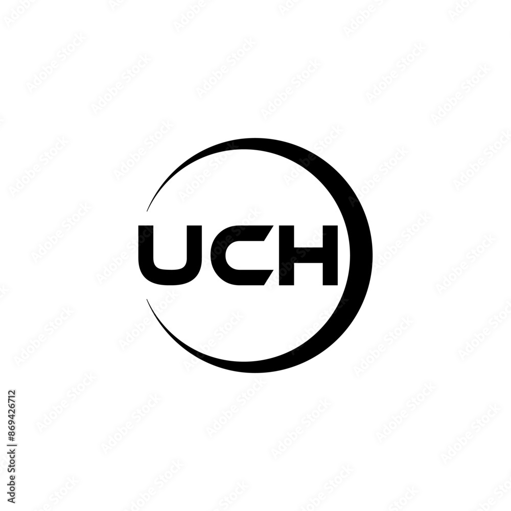 UCH Letter Logo Design, Inspiration for a Unique Identity. Modern ...