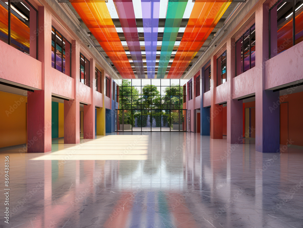 LGBTQ+ Community Center Interior Design Bright and Welcoming Safe Space ...