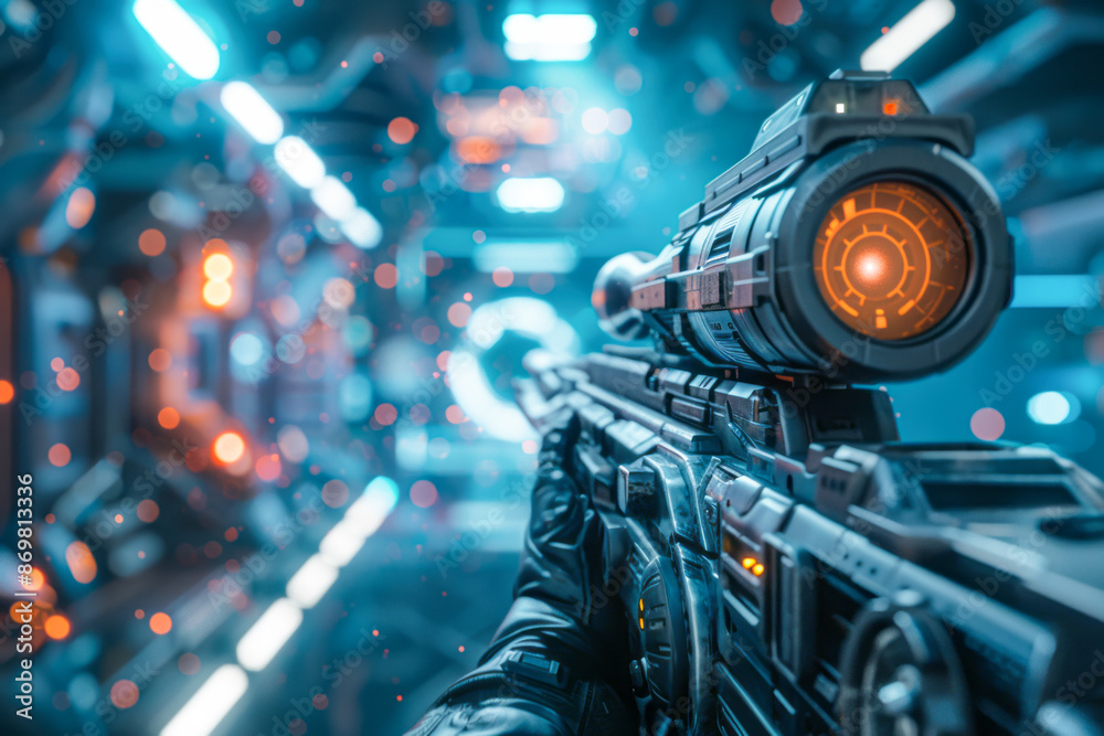 Virtual Warfare Live Streamed Sci-Fi FPS Tournament on a Spaceship ...