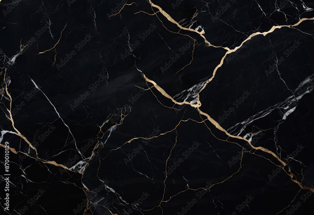 black marble texture with golden veins, natural marble texture ...