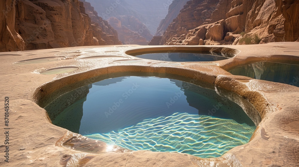 Mirages in the desert create optical illusions, shimmering pools of ...