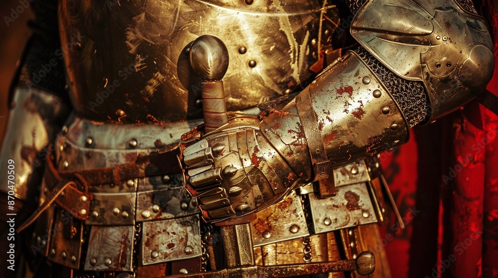 Ephesians 61314 depicts the armor of God for spiritual warfare. Concept ...