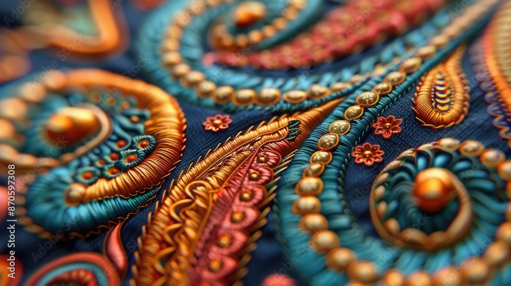 Texture of Indian Brahma Close-up view High resolution, bright colors ...