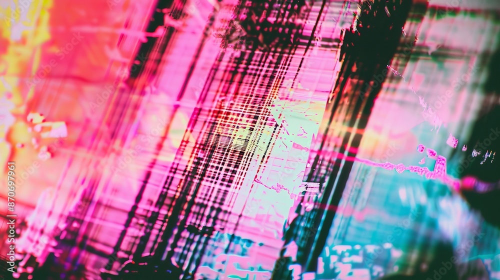 Transition pack with static television noise VFX. Video background ...