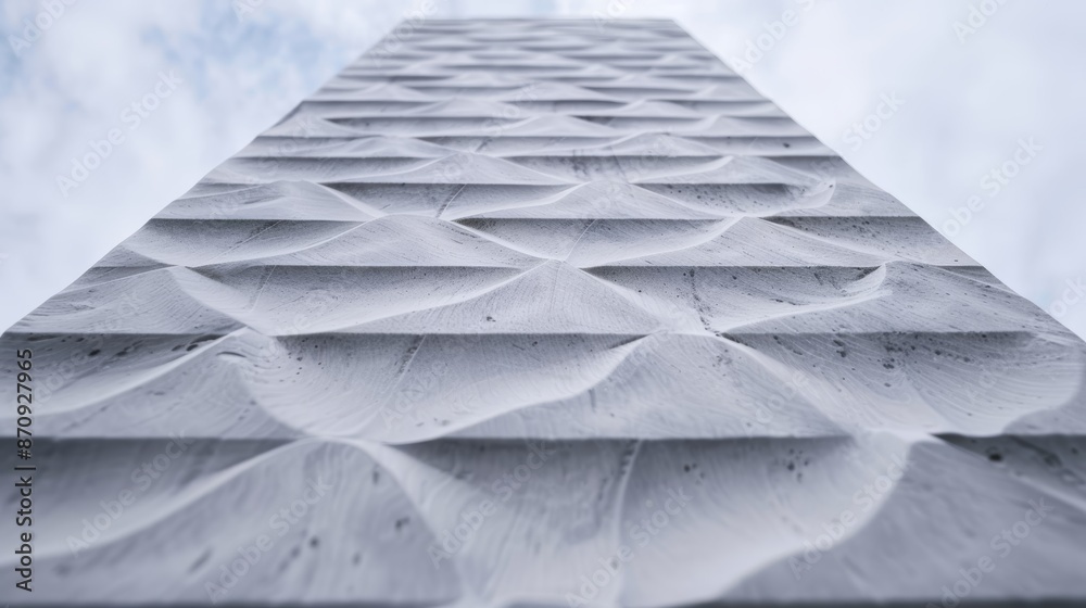 Monument with carved emblems of freedom and equality, historical ...