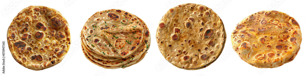 Paratha clipart collection, symbol, logos, icons isolated on ...