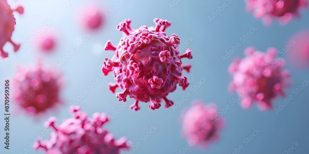 HPV viruses cause cervical cancer in the uterus. Concept Cervical ...
