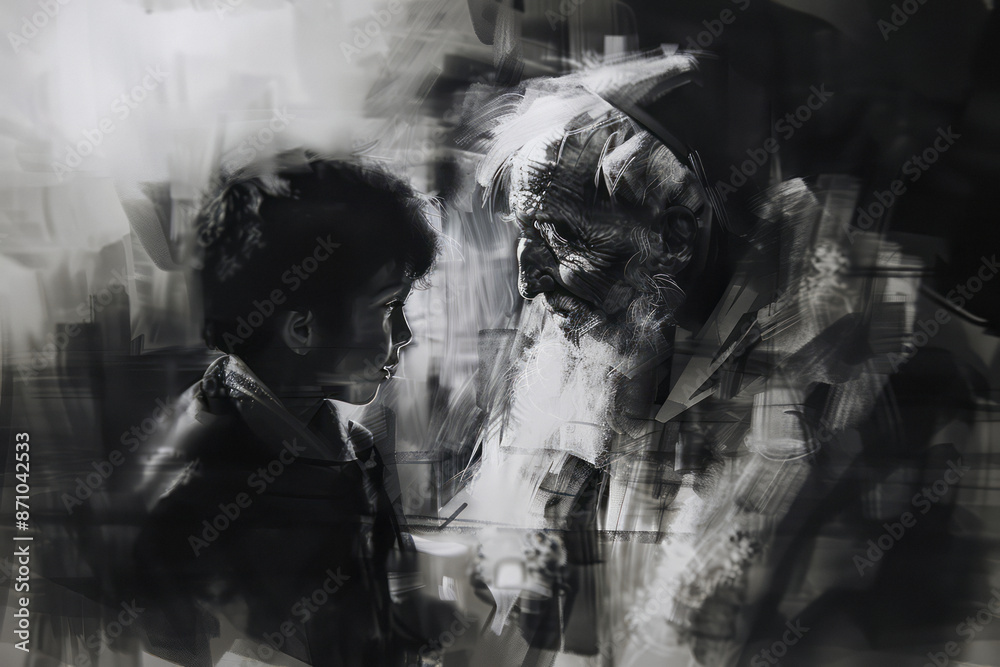 Bible passage Jacob deceiving his blind father, Isaac, to receive the ...