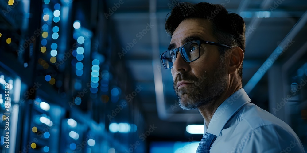 Cybersecurity expert assesses companys IT infrastructure for potential ...