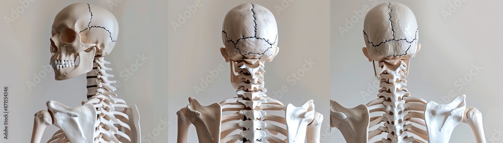 Detailed model of human skeleton highlighting joints, Orthopedic ...