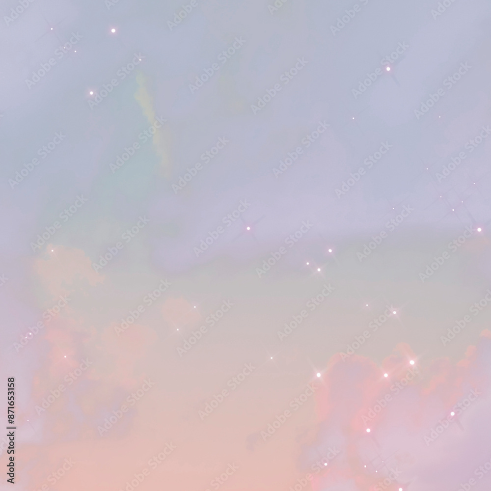 Sky png in starry night transparent background Stock Illustration ...