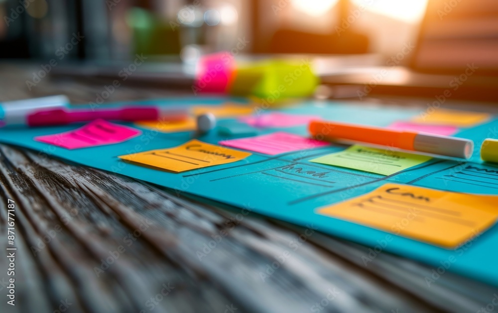 Chalkdrawn Business Model Canvas with annotations, Business Model ...