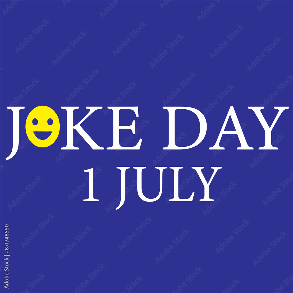Vector illustration of International Joke Day social media feed ...