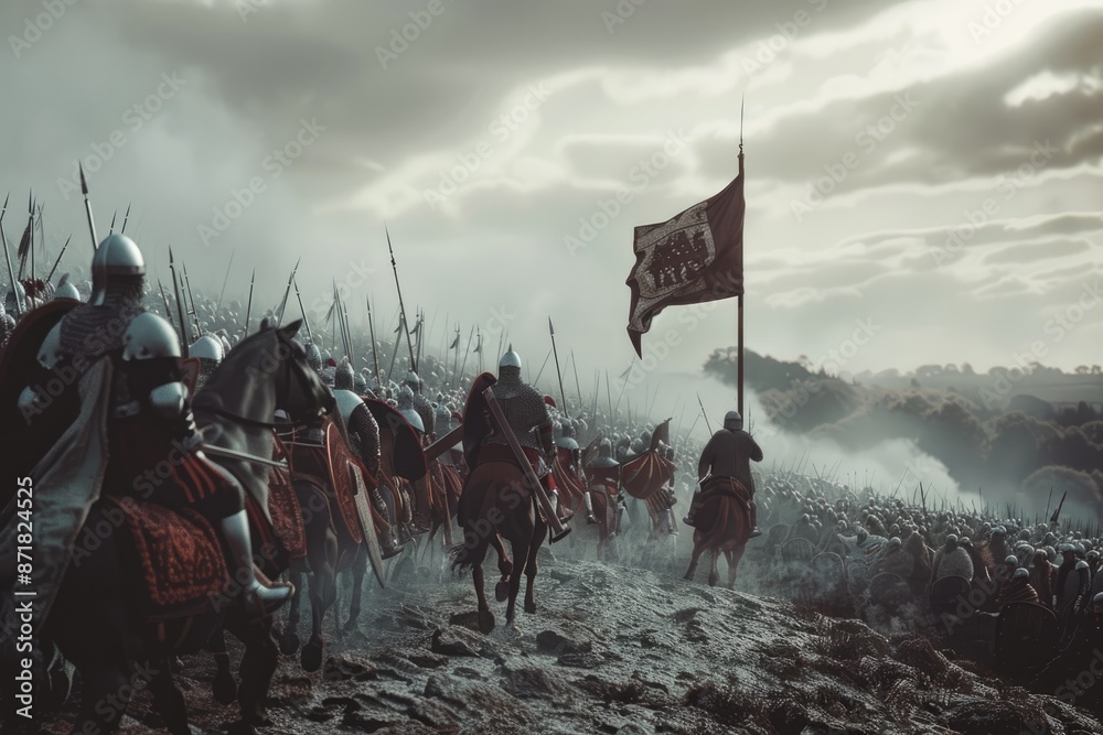 The Iconic Battle of Hastings: William the Conqueror’s Norman Knights ...