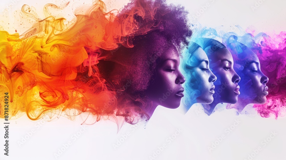 The Power of Diversity: A Conceptual Display of People, Colors, and ...