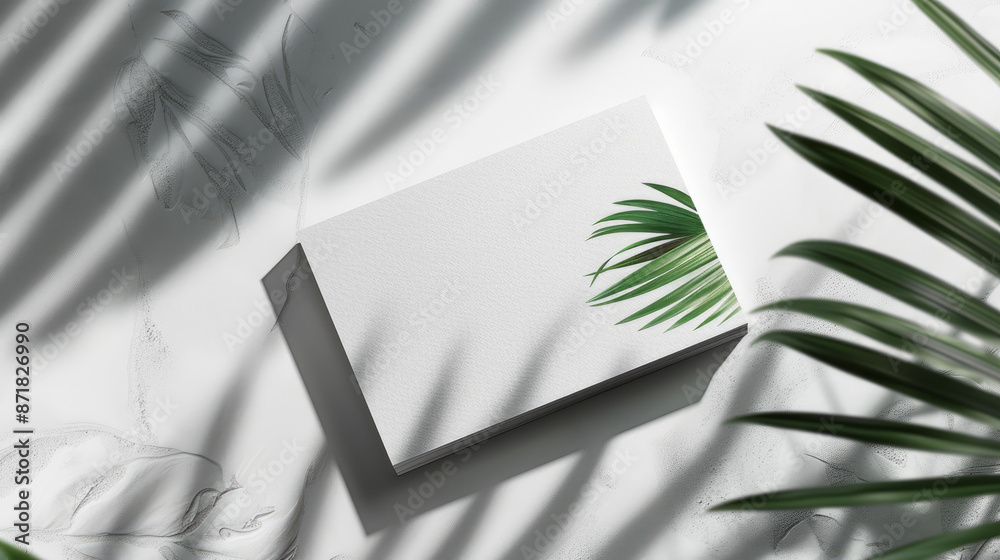 Professional business card template with a realistic paper texture and ...