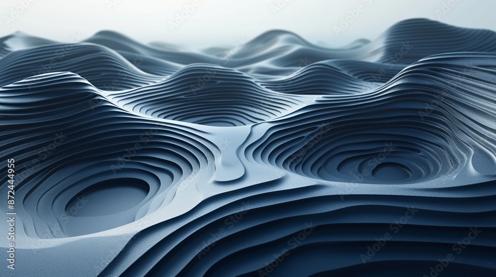 Maze background with a blend of smooth and jagged lines, creating a ...
