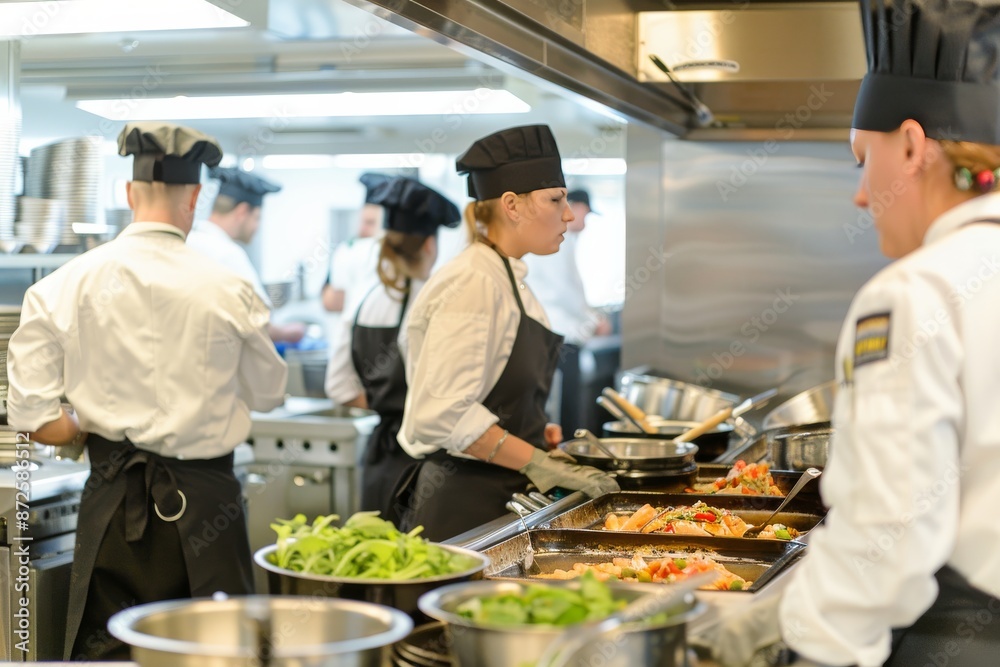 Facilities staff maintaining the gym, pool, spa, meeting rooms ...