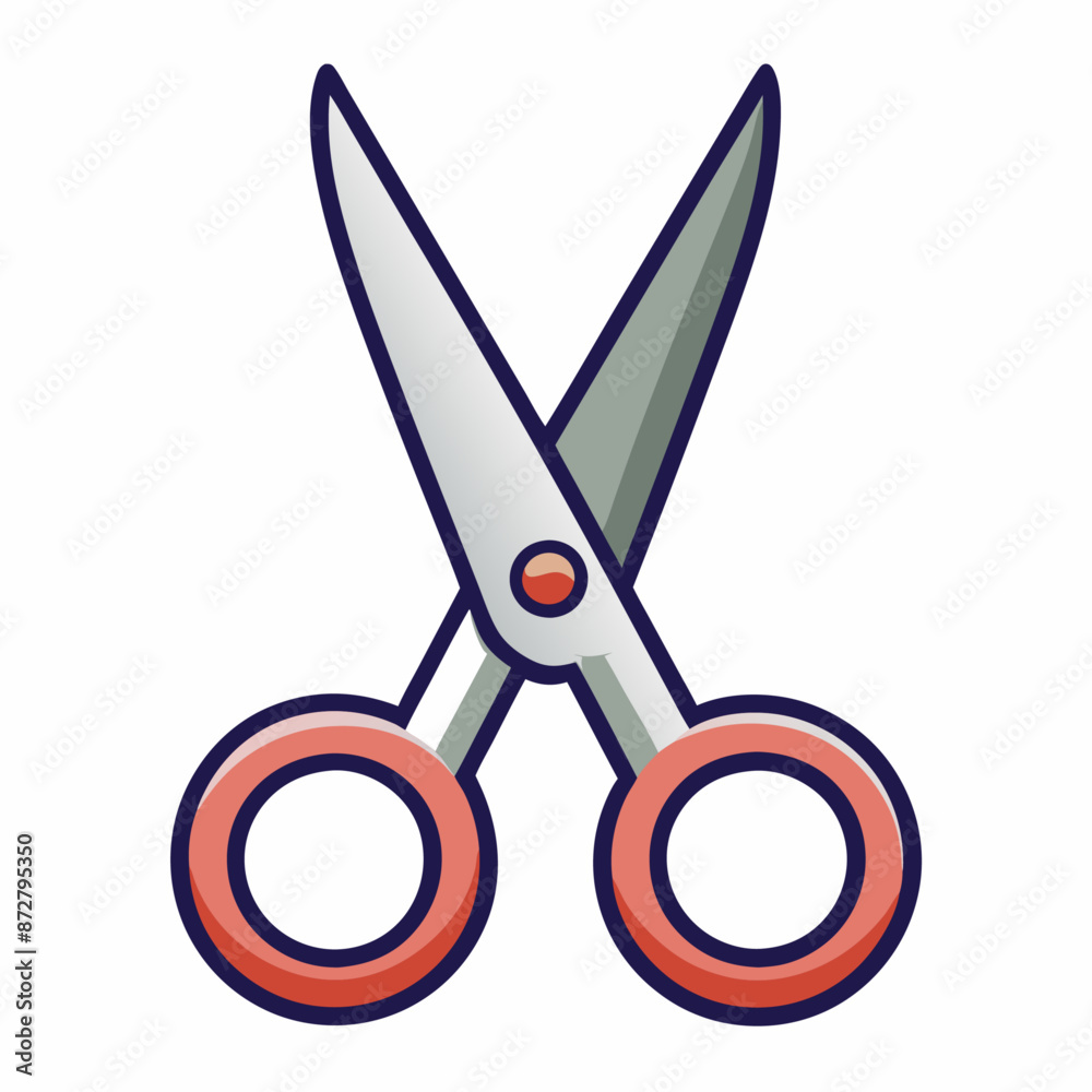 scissor clipart cartoon Illustration drawing Stock Vector | Adobe Stock