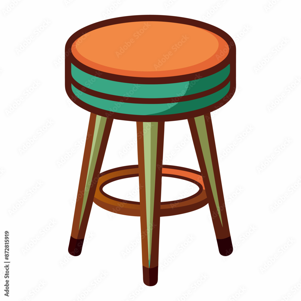 tabouret clipart cartoon Illustration drawing Stock Vector | Adobe Stock