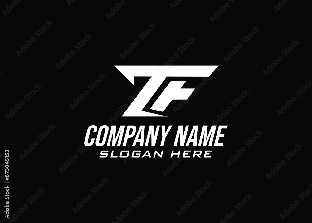 Letter TF logo, TF Monogram, Initial TF Logo, Icon, Vector, Eps Stock ...