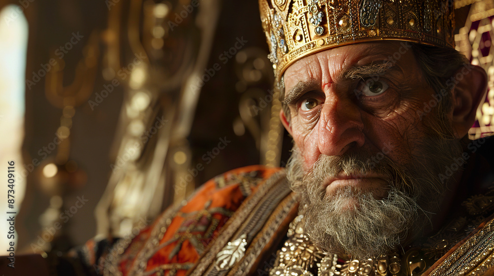 A visual representation of King Herod in the times of Jesus Christ ...