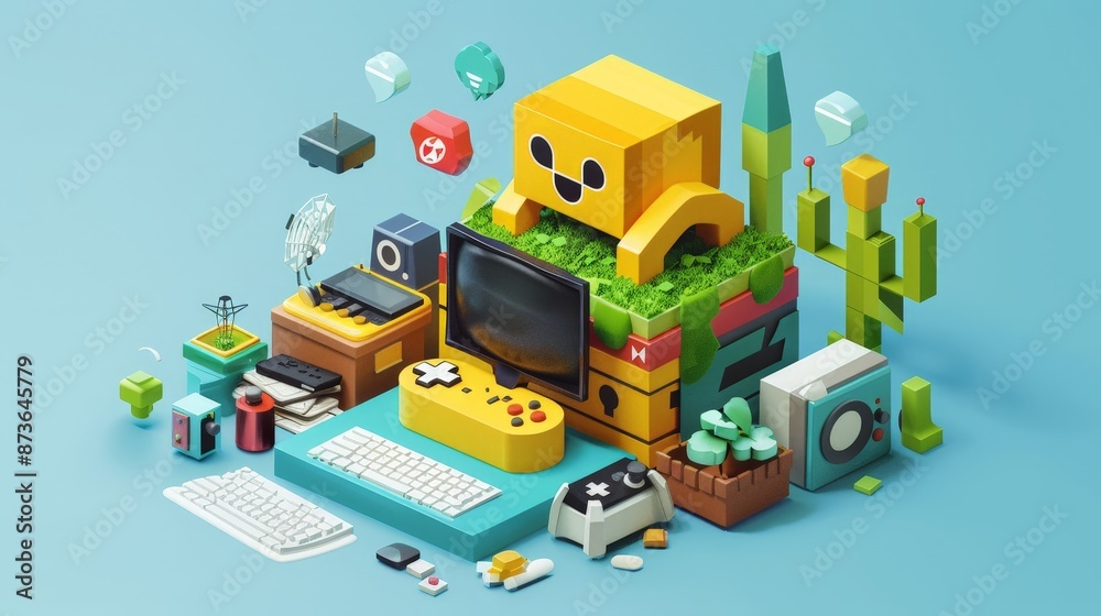 With its quirky personality and lovable quirks, the isometric character ...