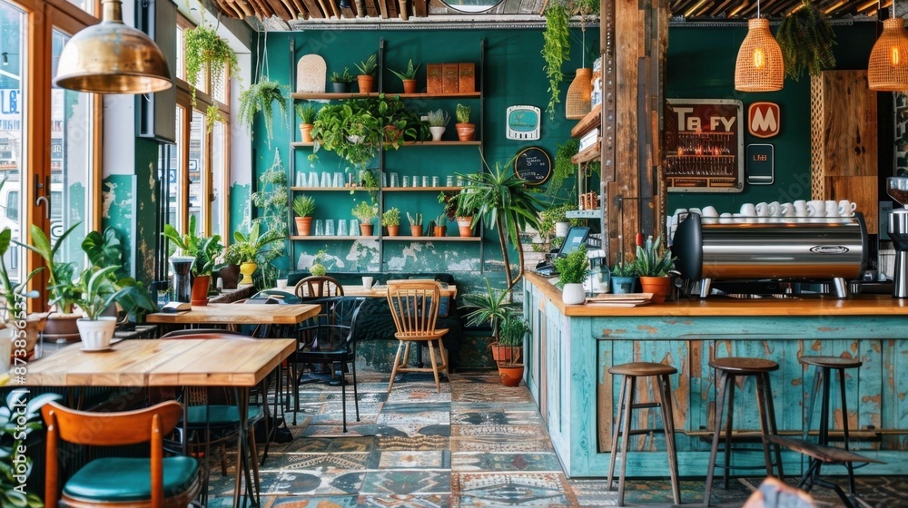 Eclectic coffee shop interior design styles: Bold and creative with a ...