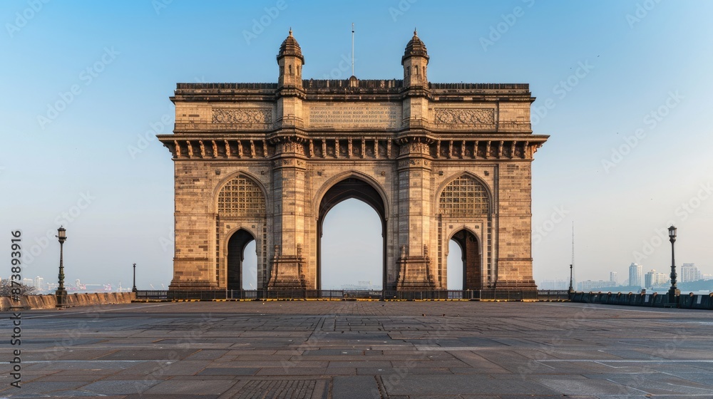 Bombay Gateway of India: Ancient British Colonial Architecture in ...