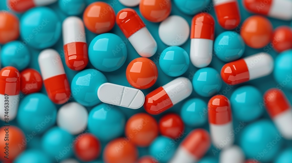 Visualize the molecular mechanisms of drug interactions, illustrating ...