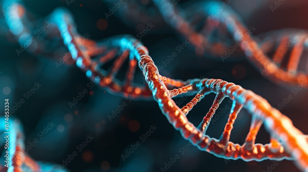 Illustrate the genetic engineering of organisms, showcasing the ...