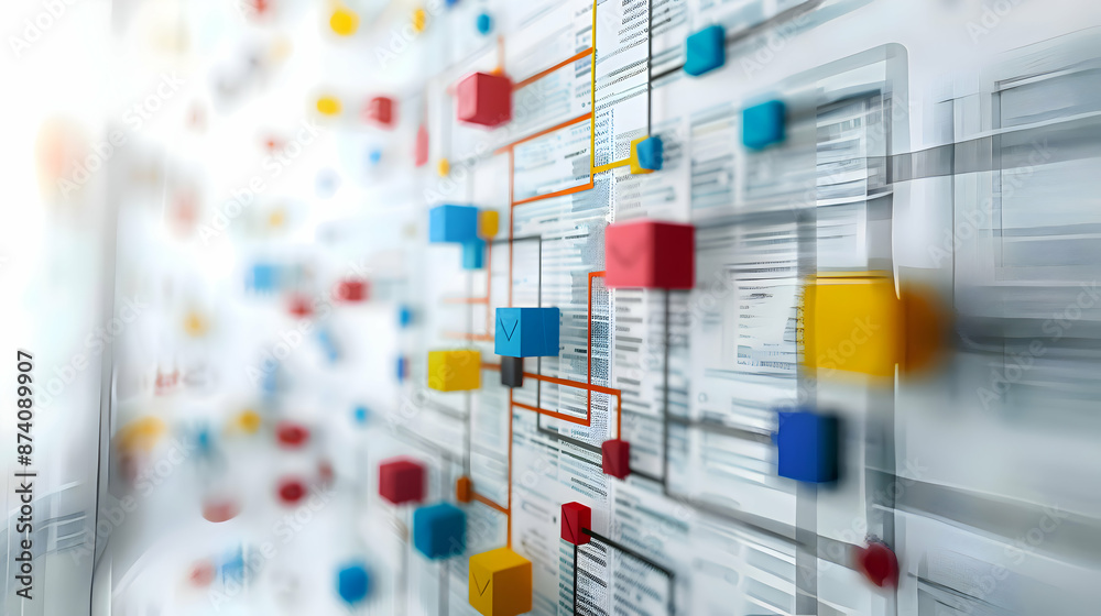 Virtual Business Organizational Structure Mindmap with Workflow ...