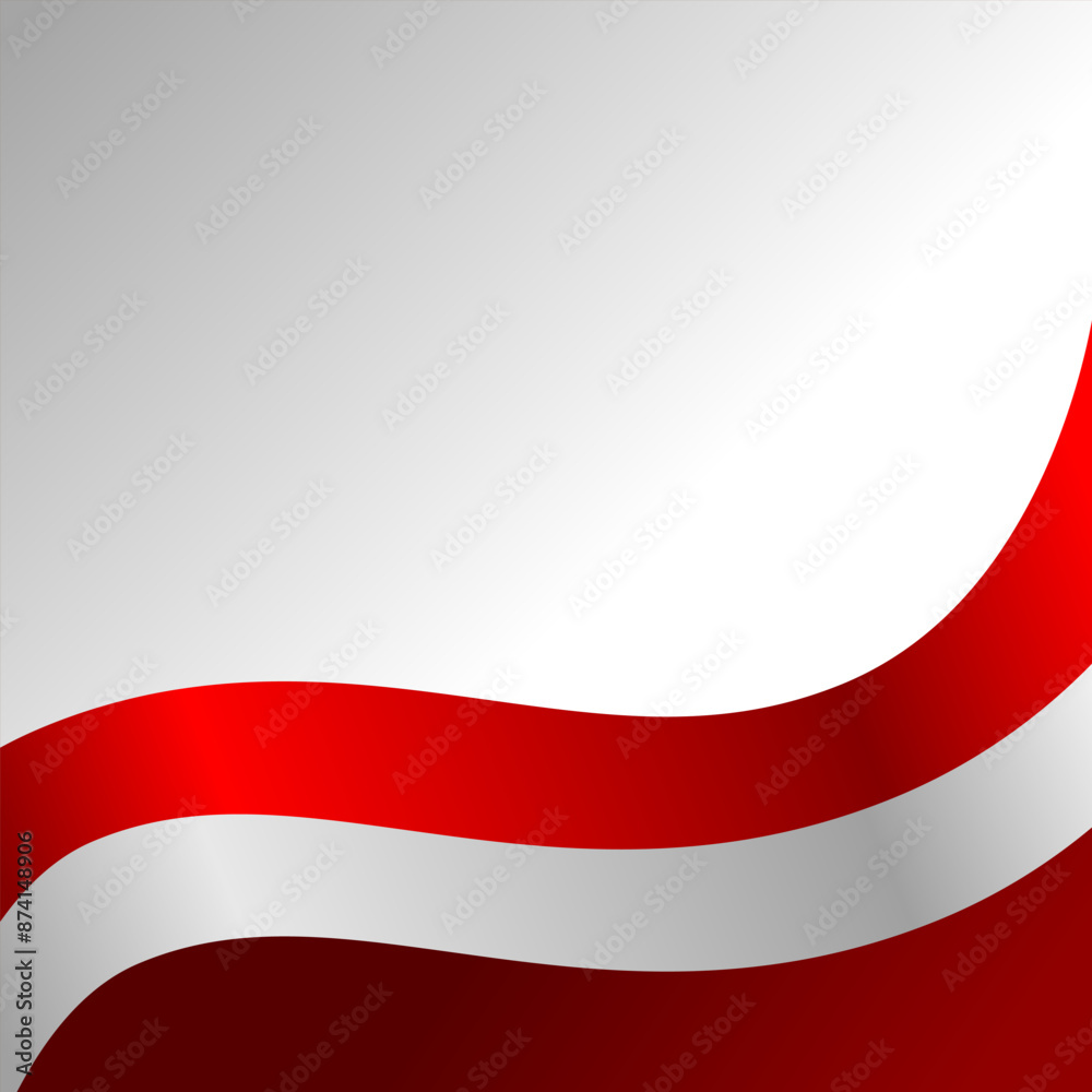 Indonesian flag template gradient background. white and red gradient ...