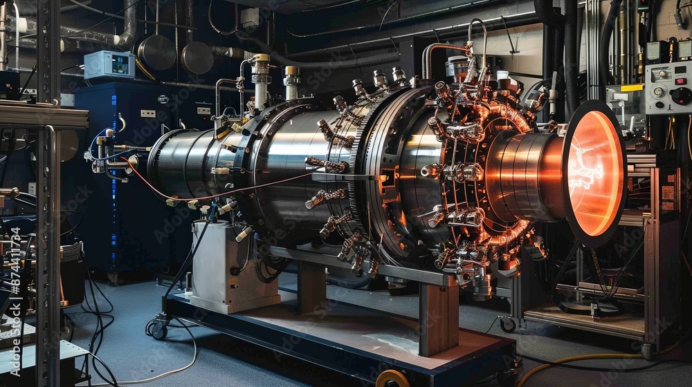 Fusion reactor prototype in a research laboratory setting ...