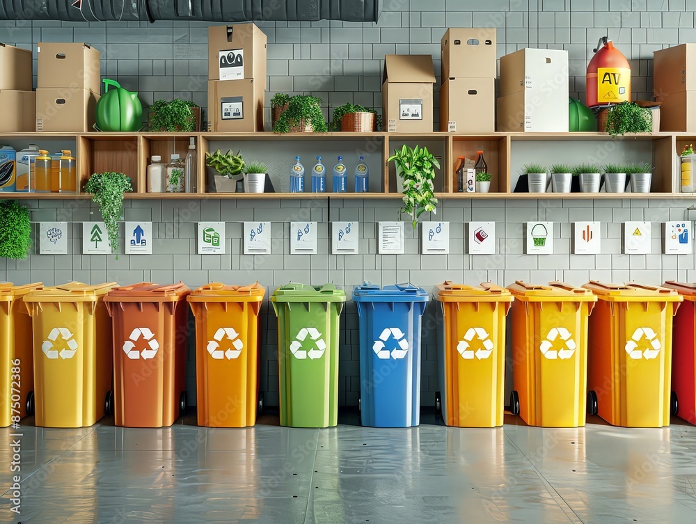 detailed graphic guide showing how to separate different types of waste ...