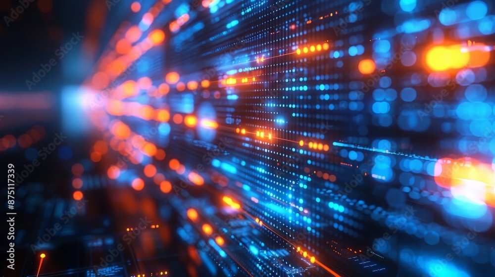 Digital image illustration of A digital transformation roadmap with key ...