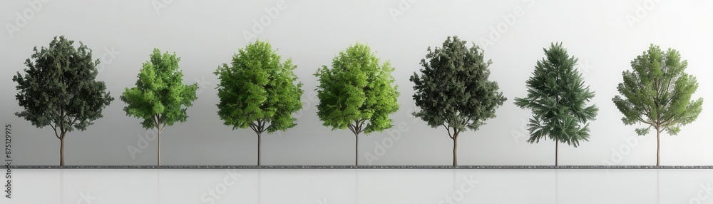 Biodiversity enhancement via agroforestry transition theme side view ...