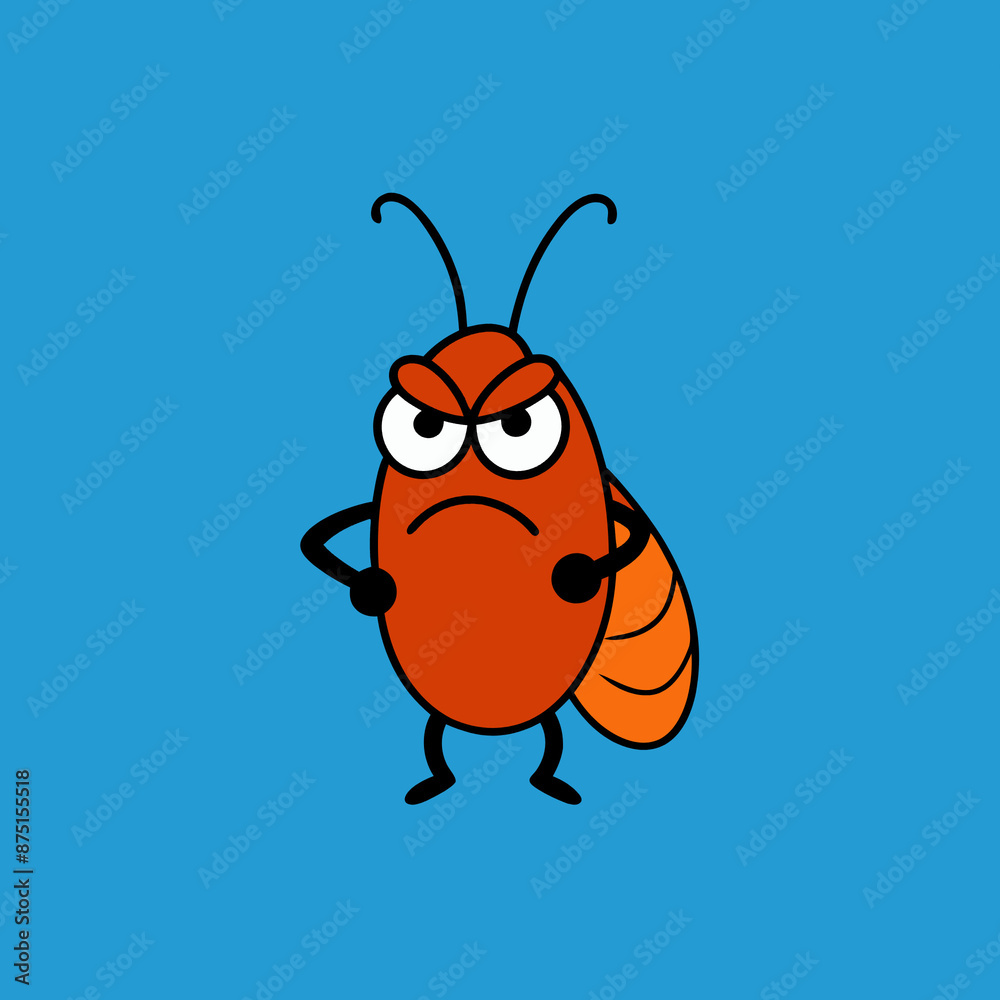 cartoon, insect, animal, illustration, vector, bug, nature, ant, cute ...