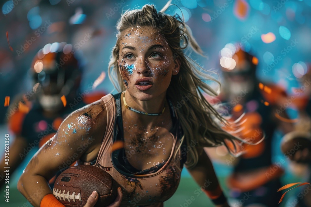 High-energy showcase: lingerie football league, incredible athleticism ...