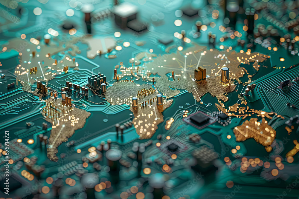 Tech conflict over semiconductor supply chains, geopolitical map ...