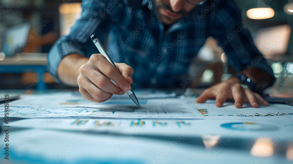 Risk Management: An American risk consultant in New York developing a ...