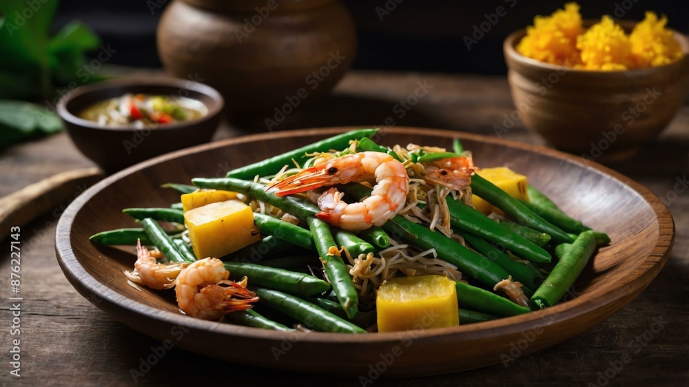 ginataang sitaw at kalabasa string beans and squash c Filipino dish ...