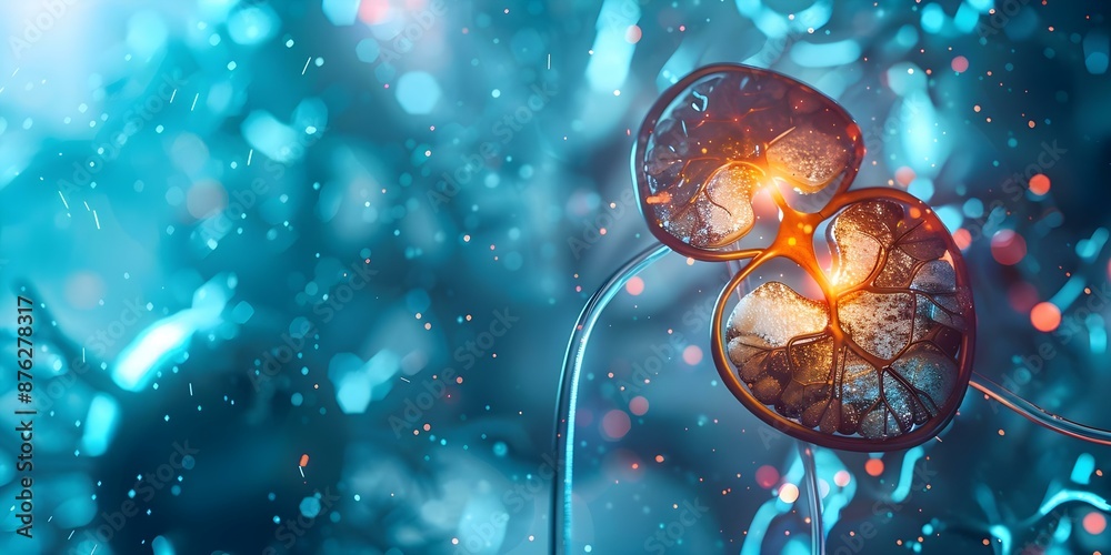 Illustrate how kidney disease affects excretory system and leads to ...