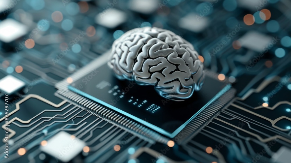 Hyper Futuristic Brain Chip Enhancing Sensory Perception with Focused ...