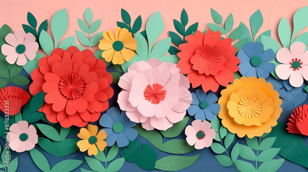 Ilustración de Stock Explore the versatility of paper craft with ...