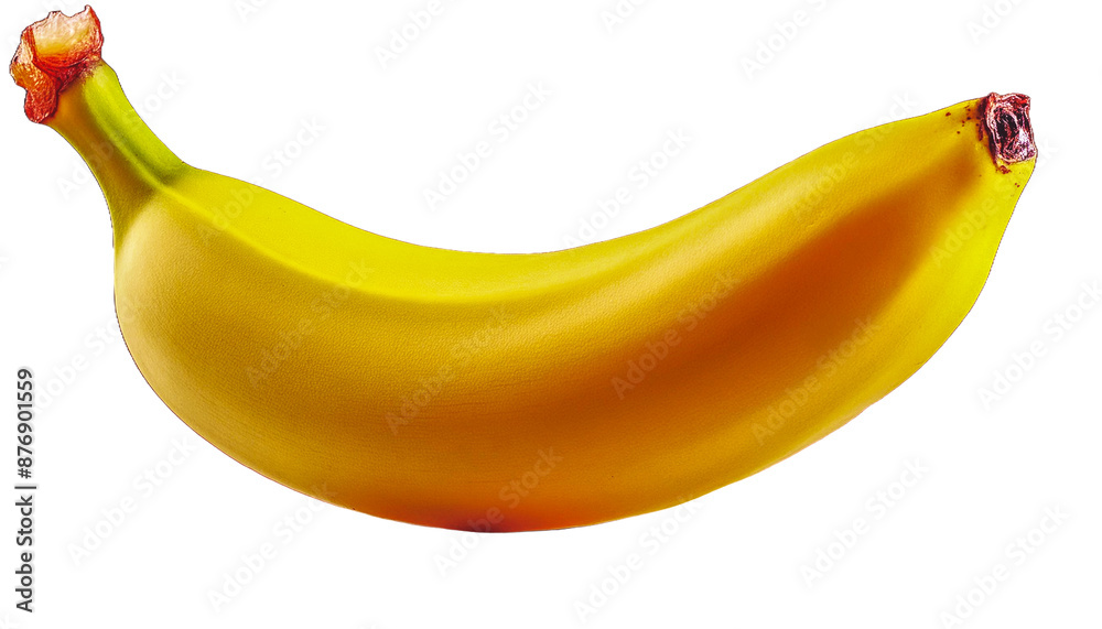Die Banane ist eine Südfrucht die an Stauden wächst. Sie hat eine gelbe ...